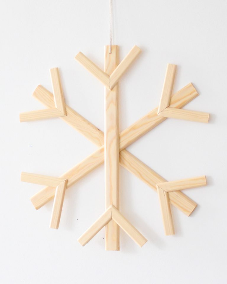Tuto Video : Le flocon de neige en bois | Shake My Blog
