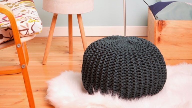 Comment fabriquer un pouf DIY ? | Shake My Blog