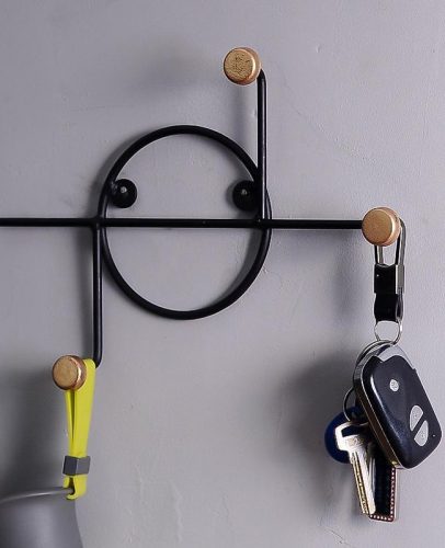 Un porte clé mural pour une entrée tendance | Shake My Blog