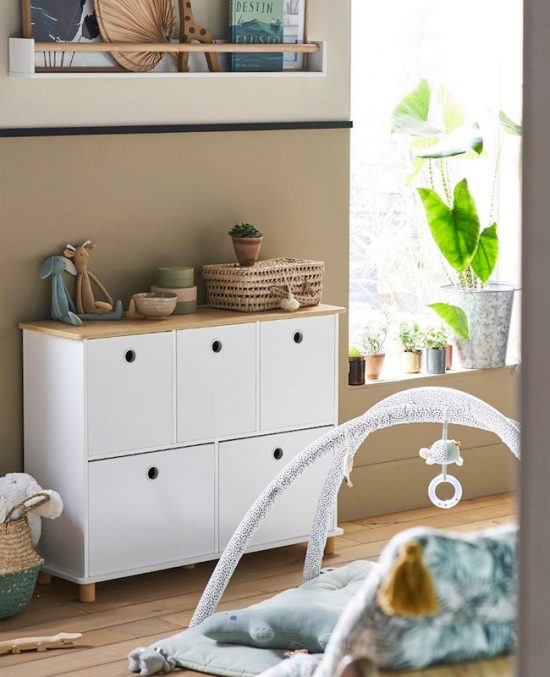 Un meuble de rangement bas pour la chambre des enfants | Shake My Blog